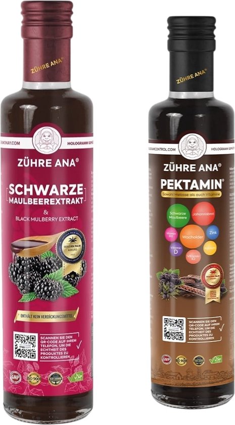 Zühre Ana - Zwarte Moerbei en Pectamine Siroop | bol