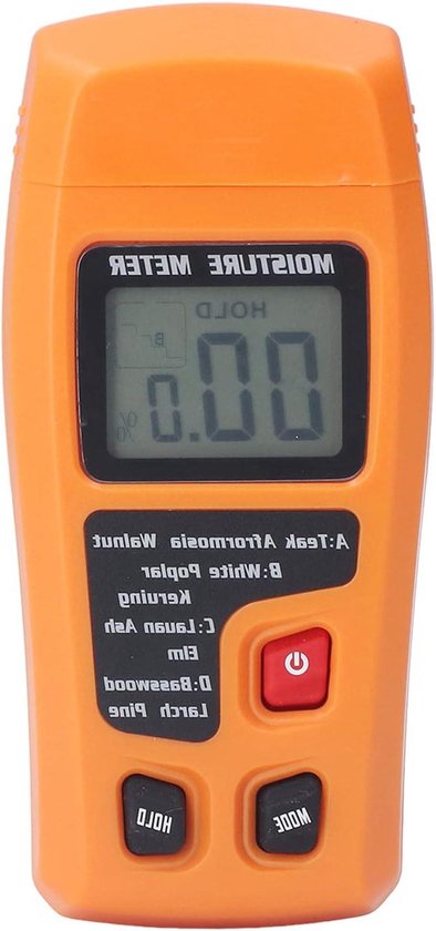 Hoge Nauwkeurigheid Digitale Hout Vochtmeter - 4 Modi Oranje Vocht ...