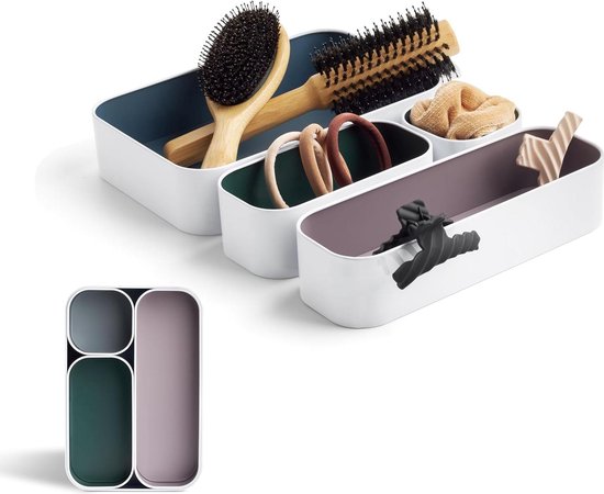 Opbergdoos Set van 4 - Scandinavisch Design - Badkamerorganizer ...