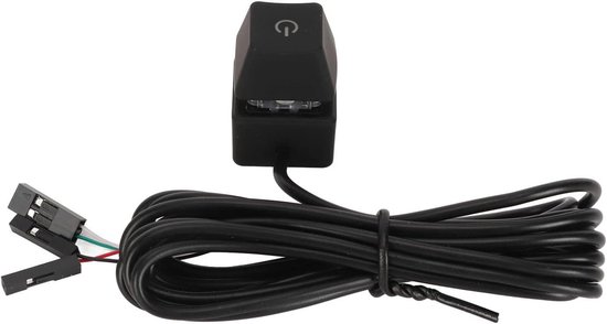 eenvoudig te installeren ABS PC Power Switch - PC-stroomknop - 66 ft ...