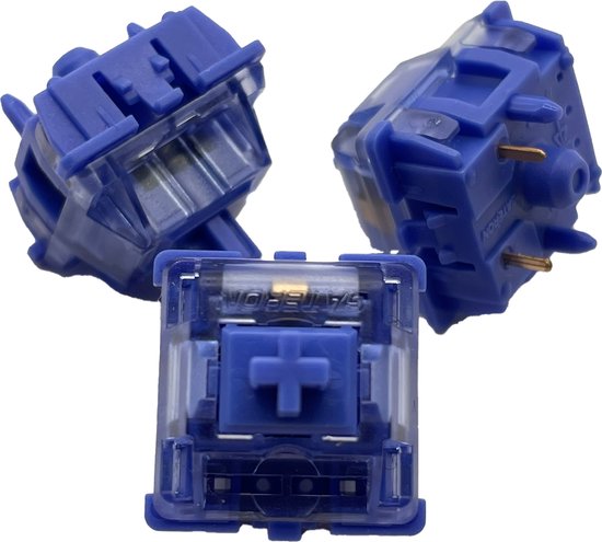 Gateron CJ Light Blue Mechanische Switches - Linear - 30 stuks | bol