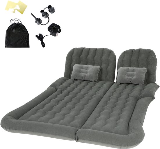 Opblaas auto matras - luchtbed voor in de wagen - camping bank ...