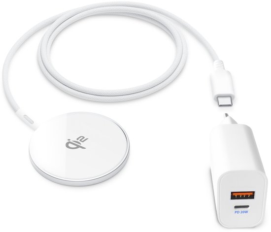 Magnetische Draadloze Oplader geschikt voor Apple iPhone 16/15/14/13/12 ...