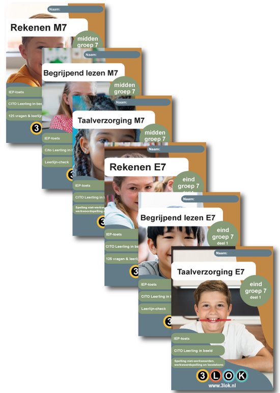 Voordeelset groep 7 compleet - M7 - E7 - CITO - Leerling in beeld - IEP - oefenen -... | bol