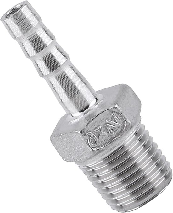 Hose Fitting Stainless Steel Male Thread Barb Connector 55° BSPT 1/8"~3 ...