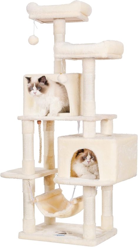 Krabpaal, kattenboom voor grote katten, stabiel met sisaltouw, 2 grote ...