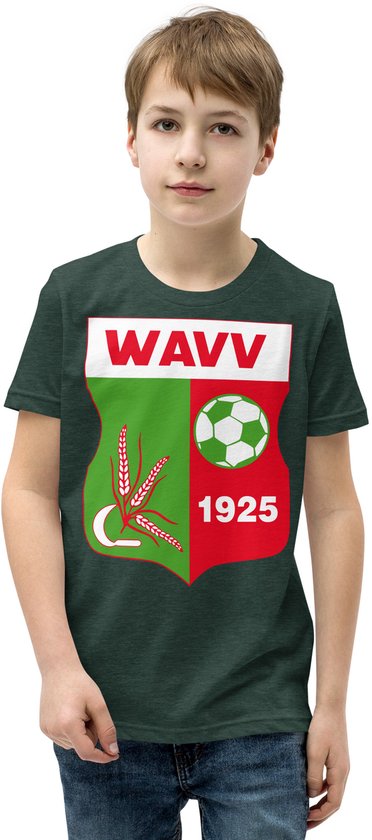 Wavv - Jongeren T-shirt met korte mouwen - Heather Forest, M | bol