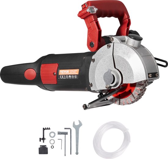 VEVOR Elektrische Muurfrees,34 Mm Diepte,Kits Met 5 Mes 125mm,Breedte ...