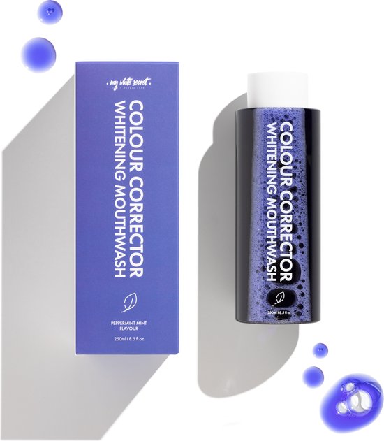 My White Secret® Colour Corrector Mondwater - Whitening Mondwater - Mondspoeling -... | bol