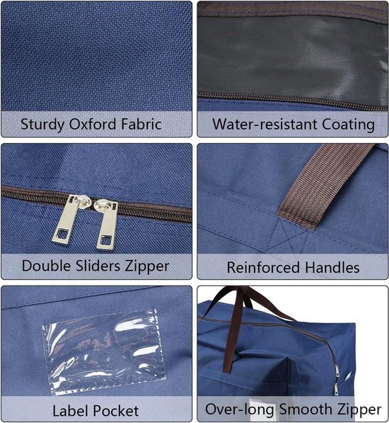 100L Sturdy Travel Bag for Clothes - Wedding Dress College Dorm Moving ...