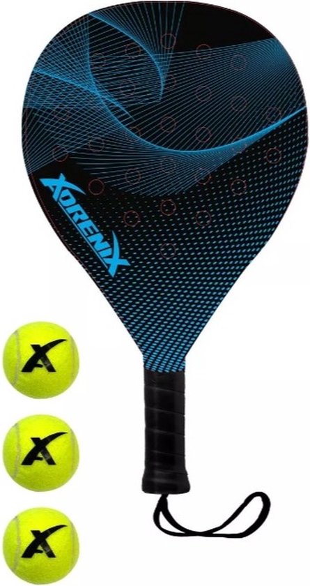 Padelracket Set - Voor Beginners - Padel Racket - Inclusief 3 Ballen ...
