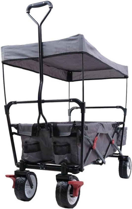 Bolderkar kinderenvervoer - Bolderkar - Opvouwbaar - Bolderwagen - Transportkar -... | bol