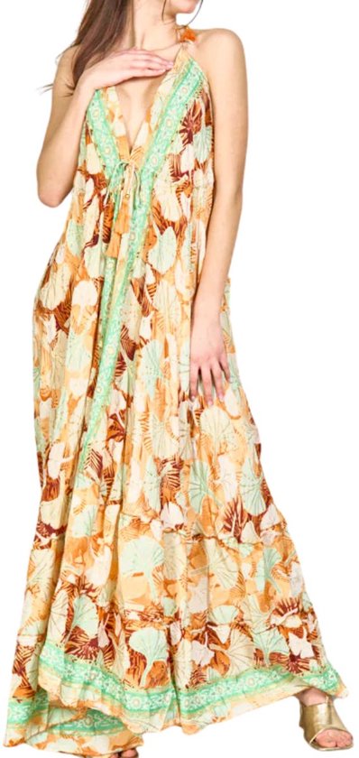 Dames jurk - Zomer jurk voor Volwassenen - Ibiza - Bohemian Maxi jurk - Strandjurk -... | bol