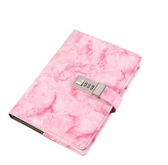Luxe Dagboek met Slot Lock Agenda / Cijferslot met Code / Roze Agenda ...