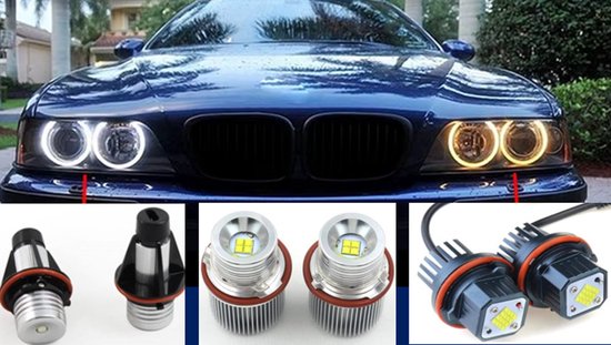 LED Angel Eyes Lampenset 5 Watt Geschikt voor BMW E87-E39-E60-E61-E63-E64-E66-E83-E53... | bol