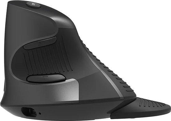Delux - Ergonomische muis - Draadloos (2.4ghz + Bluetooth) - Oplaadbaar ...