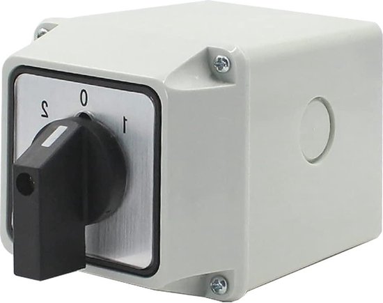 Universele wisselschakelaar 25A 380V waterdicht IP65 met besturingsbox ...