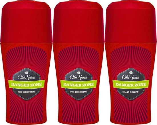 Old Spice Danger Zone Deodorant - Roll On - 3 x 50ml - Smell Like You ...