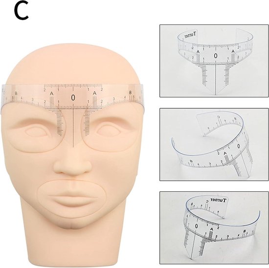 Eyebrow Ruler for Microblading with Nose Bridge Measurement - Makeup ...