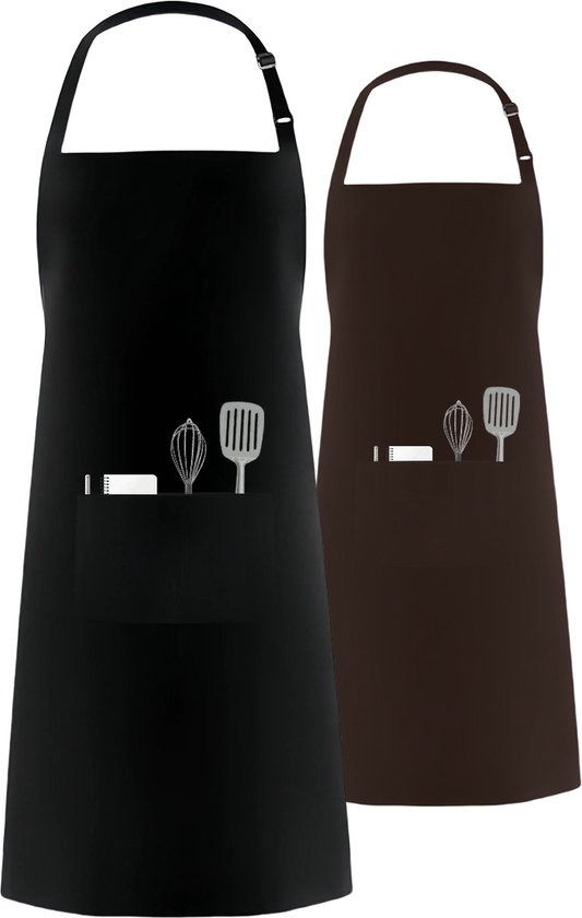 MØBLER & CO Keukenschort - BBQ Schort Mannen - Schorten voor Vrouwen ...