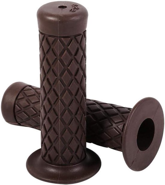 Handgrepen voor motorfietsen 22 mm 7/8" Universal Vintage Soft Rubber ...