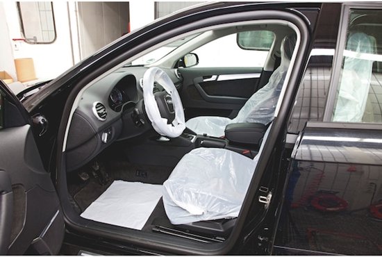 Wurth - Stoelbeschermer PE op rol in dispenser - PE-stoelbeschermer op ...