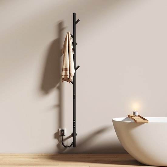 EMKE Elektrische Handdoekradiator - Smart Bediening - Touchscreen & APP ...