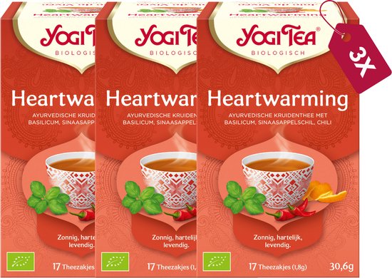 Yogi Tea Heartwarming Bio - Tisane biologique à la cannelle, à la ...