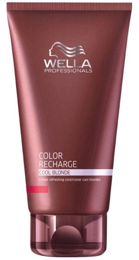 Wella - Color Recharge - Conditioner - cool blonde - 200 ml | bol