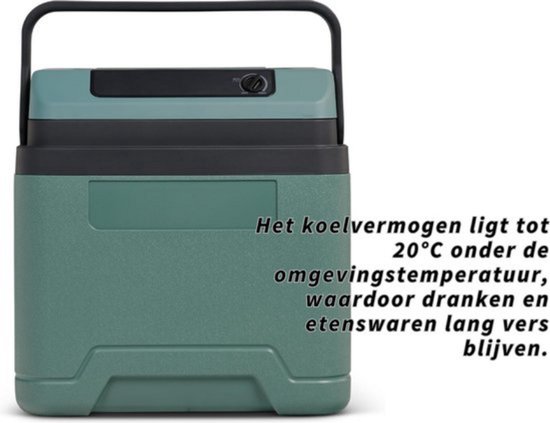 Elektrische Koelbox - 27 Liter Koelbox Elektrisch 12V 230 Volt - Koelbox Auto -... | bol