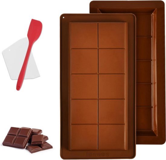Siliconen Chocolade Vormen - Gepersonaliseerde Chocolade - 2 Stuks | bol
