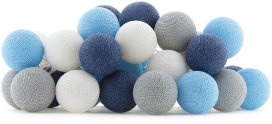 Cotton Ball Lights - LED lichtslinger voor binnen - Handgemaakt en ...