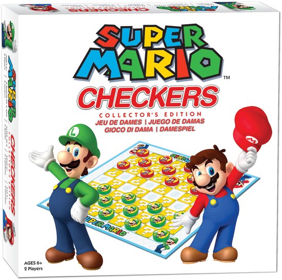 Super Mario Checkers - Damspel - Denkspel - Strategiespel | Games | bol