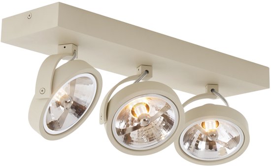QAZQA go - Moderne Plafondspot | Spotje | Opbouwspot - 3 lichts - L 45. ...