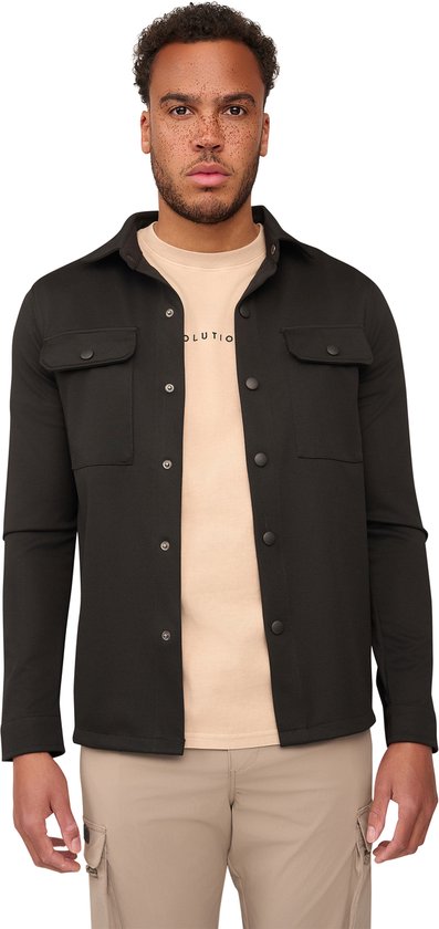 Aspect Overshirt Black - L - Solution Clothing | bol
