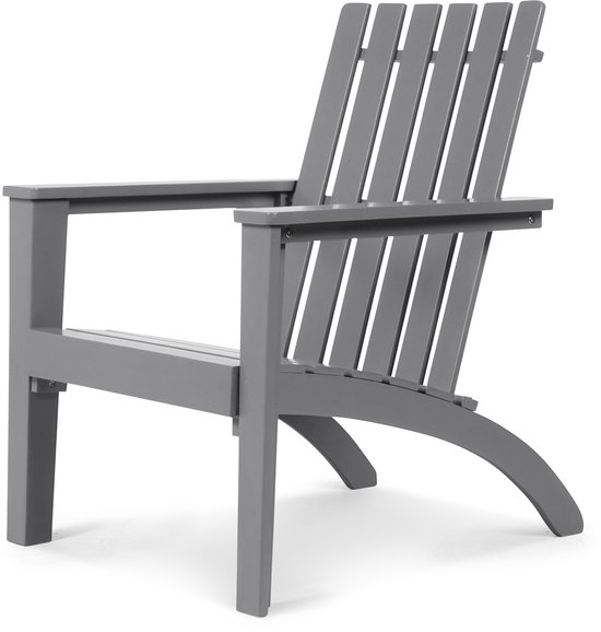 COSTWAY Adirondack Adirondack Chair van acaciahout, tuinstoel ...
