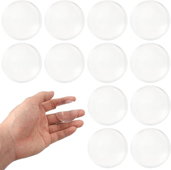 Muur Deurstopper Transparant Rubberen Buffers Wandbescherming 12 Stuks ...