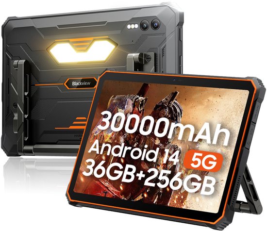 Blackview Active 10 Pro 5G Outdoor Tablet - 11" 36GB+256GB 30000mAh 55W Snel opladen... | bol