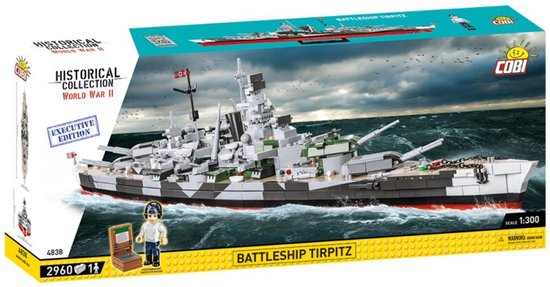 COBI® EXCLUSIVE Slagschip Tirpitz Executive-uitgave - COBI-4838 | bol