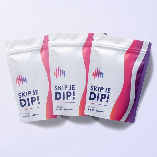 SKIP JE DIP! - 5 stuks - #1 Festival supplement van Nederland - Herstel ...