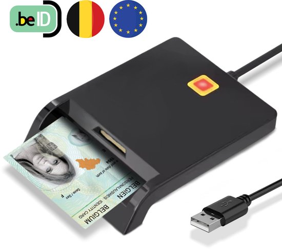 Madero Kaartlezer Identiteitskaart Belgie - Europa - Creditcard Reader ...