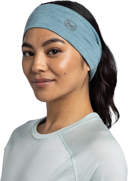 BUFF® LW Merino Wool Headband SOLID POOL - Hoofdband | bol