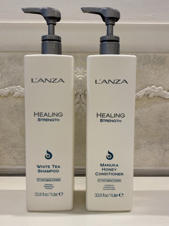 Lanza White Tea - 950 ml - Shampoo & Lanza L'Anza Healing Strength ...