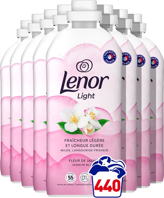 Lenor Wasverzachter Jasmijnbloem - 8 x 1155 ml | bol