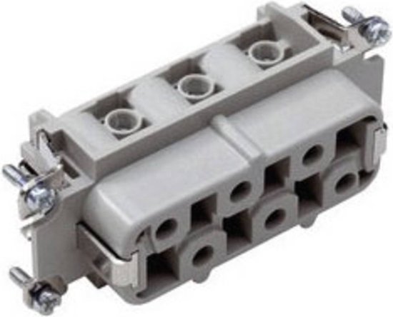 LAPP 10171000 Businzetstuk EPIC® H-BS 6 Totaal aantal polen 6 + PE 1 ...