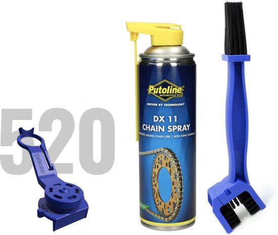 Oinker® Motorkettingoliespuit voor 520 kettingen + Putoline DX11- 500 ...