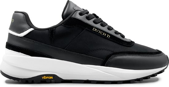 Dutch'D ® Sneaker - Zwart / Wit - Luxe - Sportief - Leer - Eclipse ...