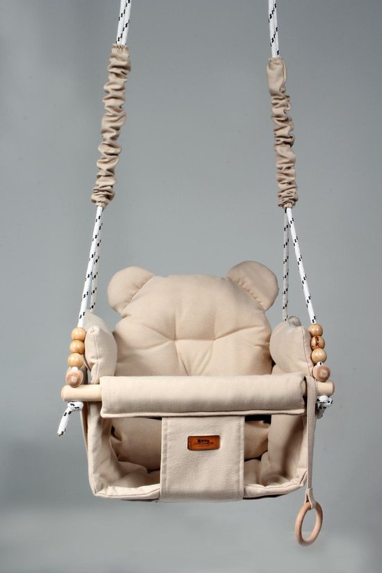 Luxe Houten Puffy schommel - Meegroeischommel Schommel met Kussen ...