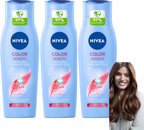 Nivea Color Brilliance Shampoo - Colour Protection - 3 x 250 ml ...