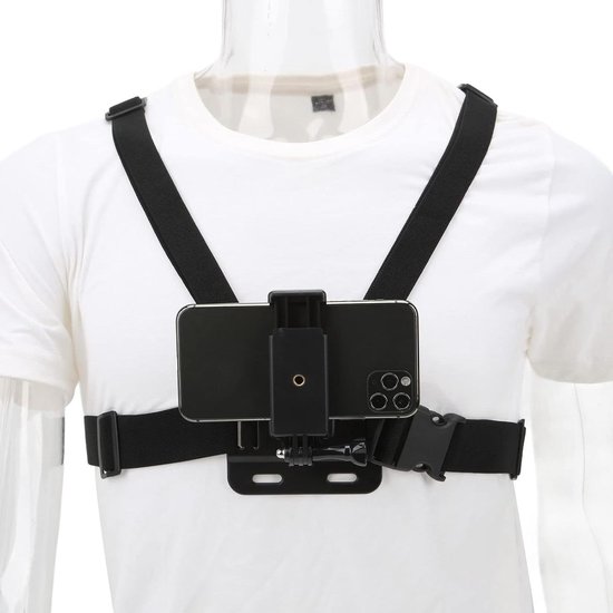 Support de sangle de poitrine pour Action Camera - Clip de téléphone ...
